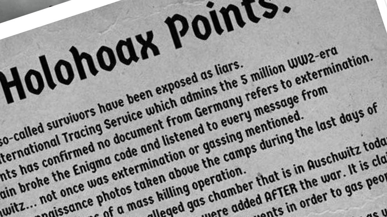 Holocaust Denial: Anatomy of an Antisemitic Conspiracy Theory | No ...